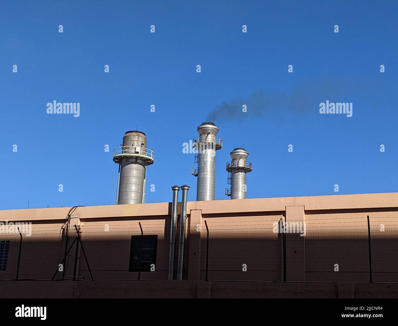 Diesel generator exhaust hi-res stock photography and images - Alamy