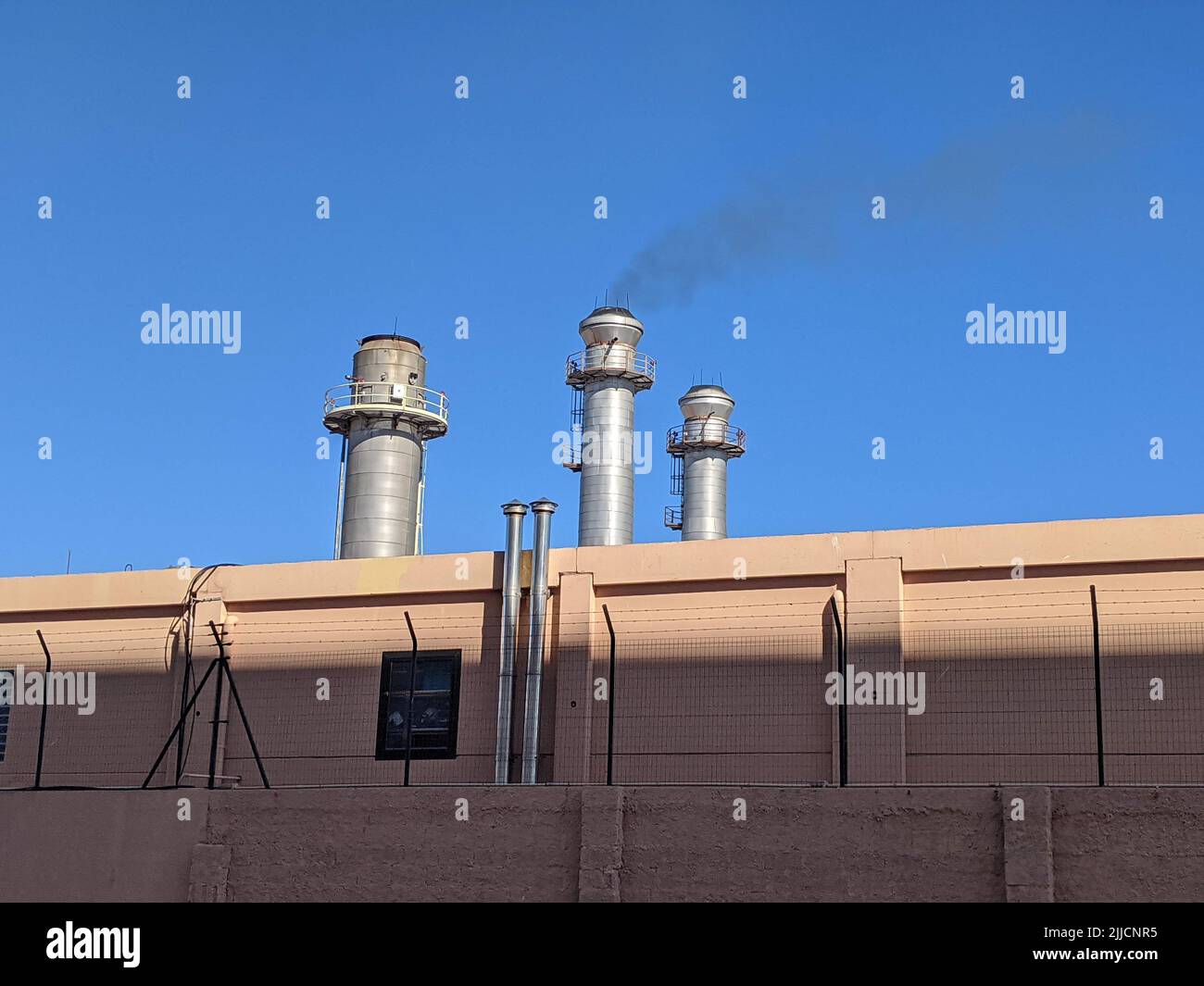Diesel generator exhaust hi-res stock photography and images - Alamy