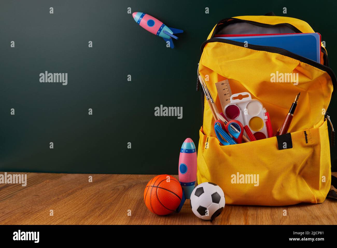 Backpack desk hi-res stock photography and images - Alamy