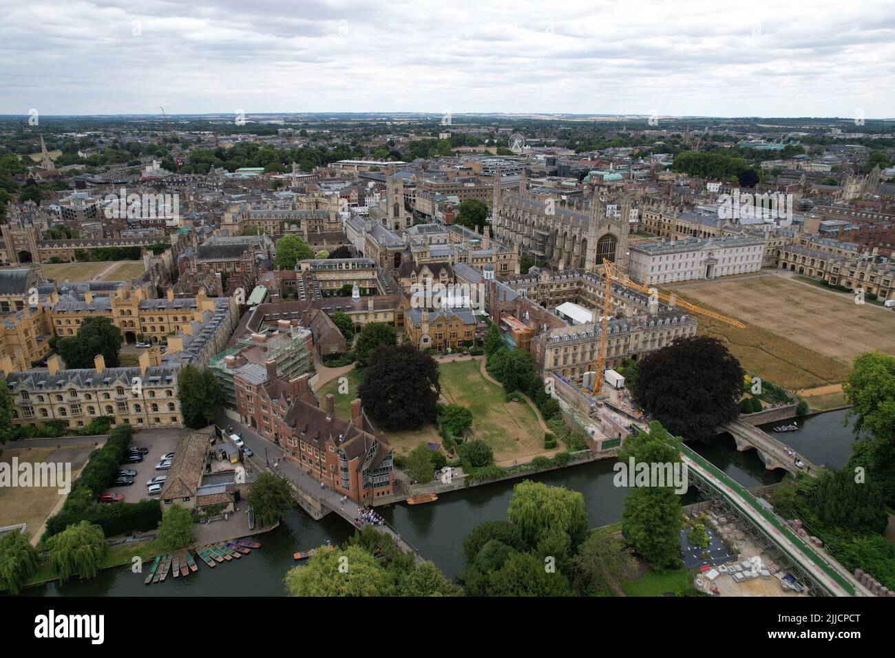 Aerial view cambridge uk hi-res stock photography and images - Alamy