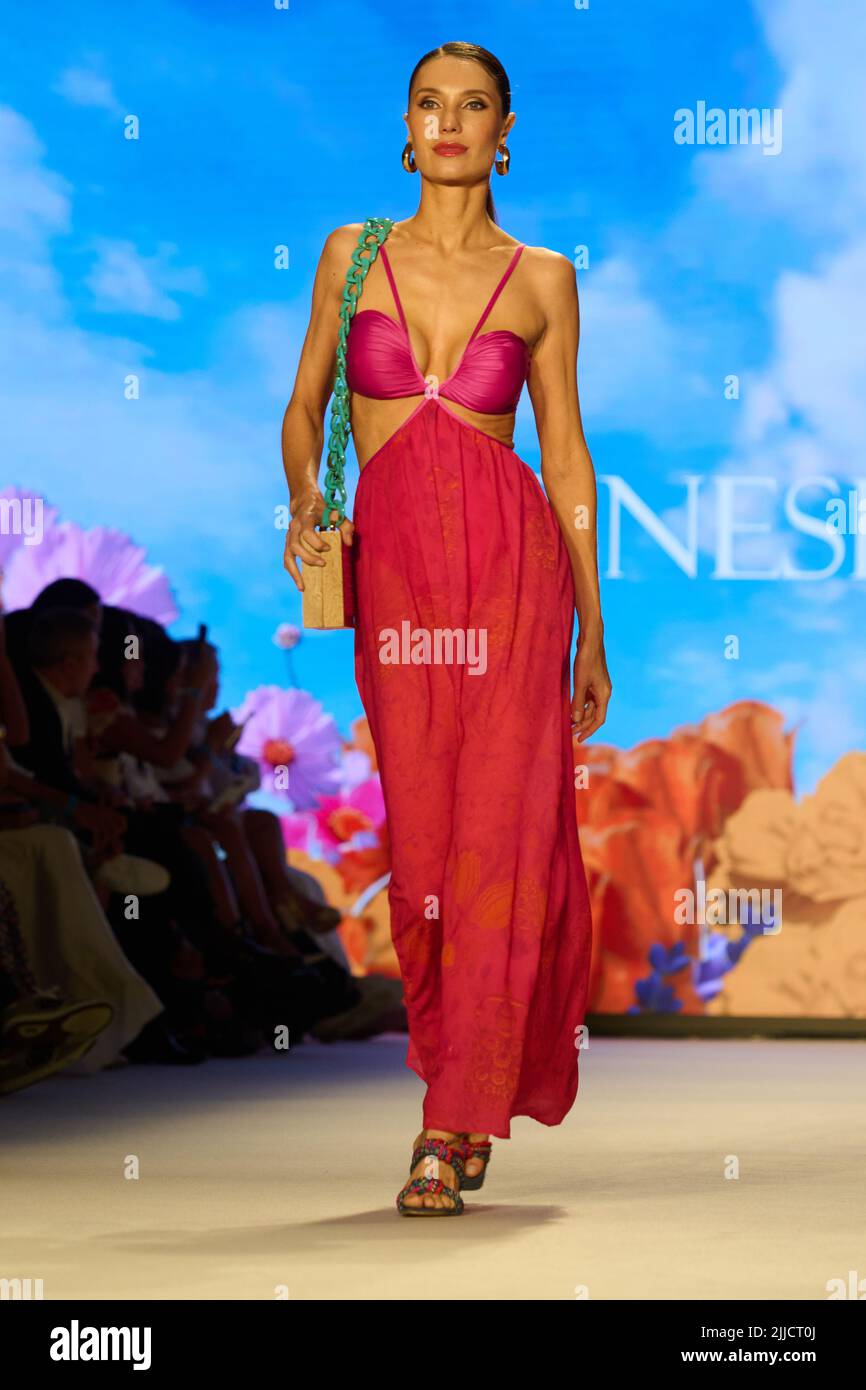 MIAMI BEACH, FLORIDA - JULY 2022. Photo from Miami Swim Week 2022 Stock ...