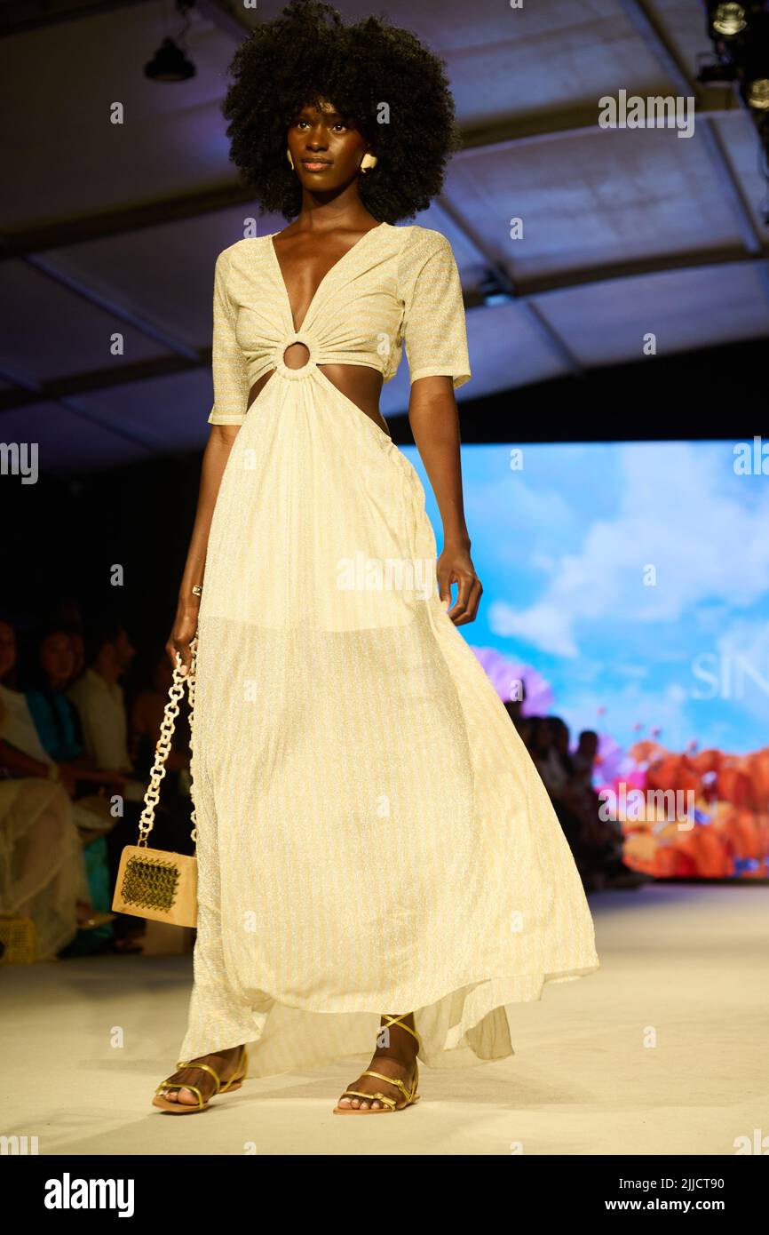 MIAMI BEACH, FLORIDA - JULY 2022. Photo from Miami Swim Week 2022 Stock ...