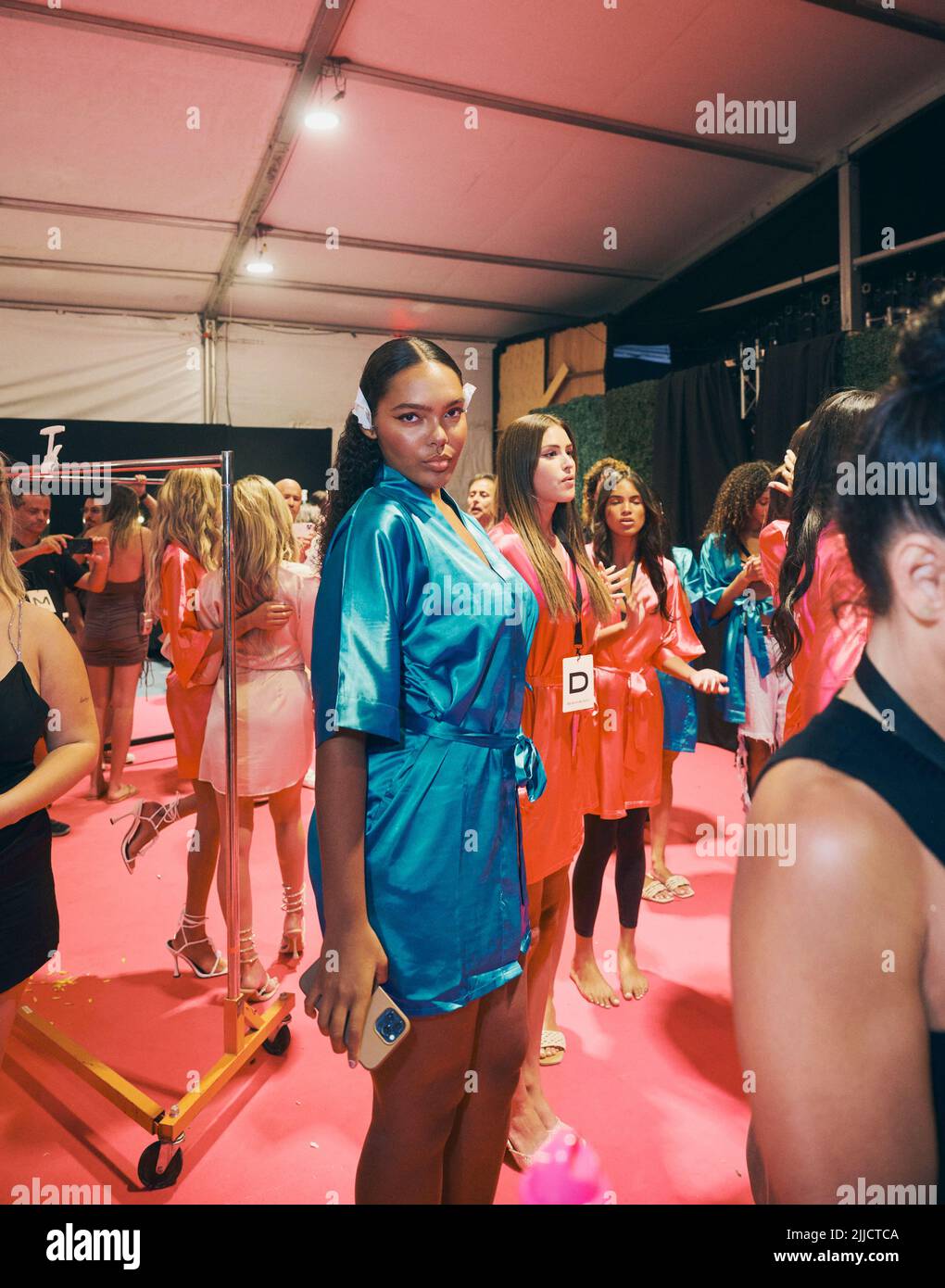 MIAMI BEACH, FLORIDA - JULY 2022. Photo from Miami Swim Week 2022 Stock ...