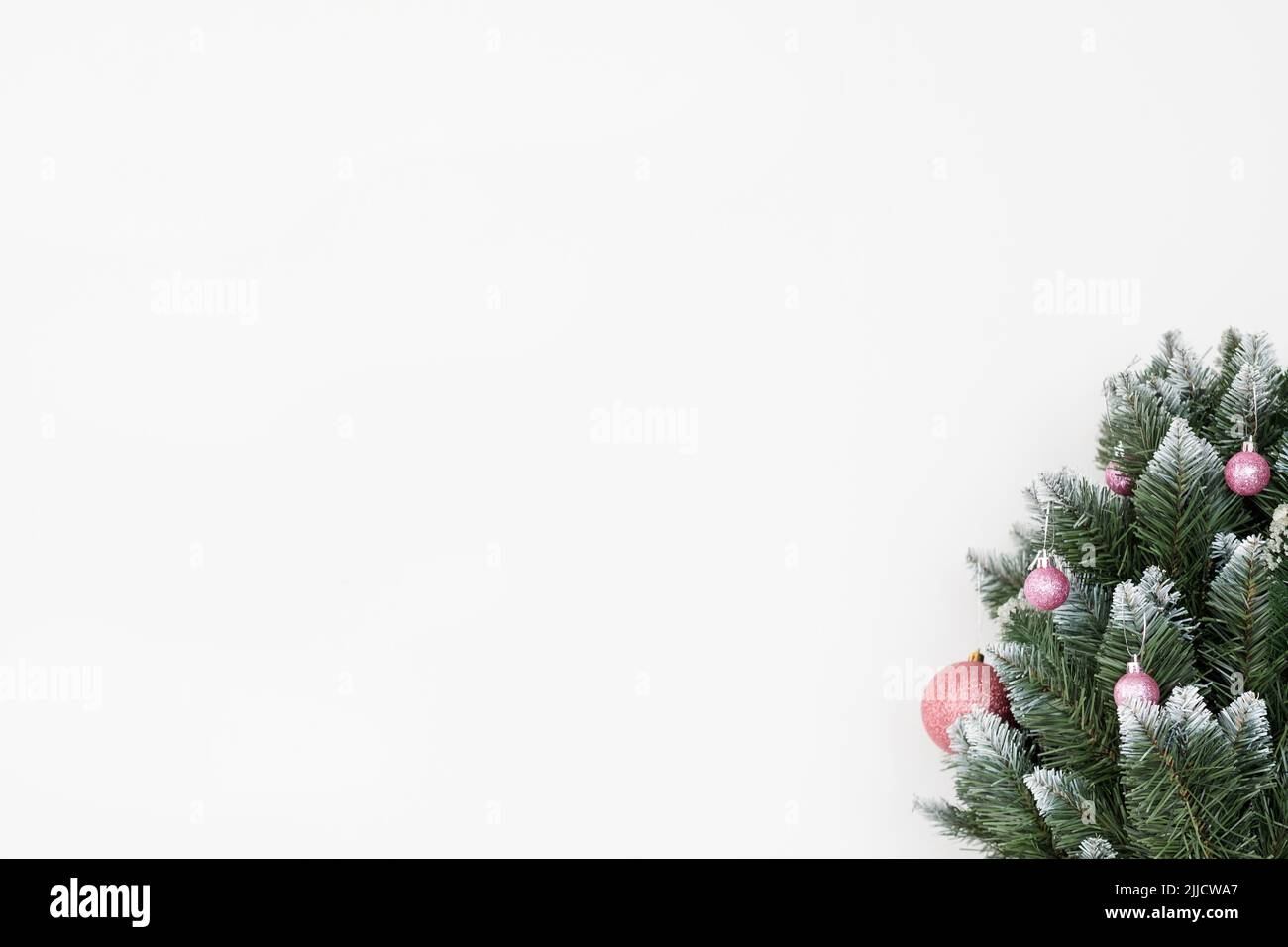 christmas holiday festive tree white background Stock Photo - Alamy