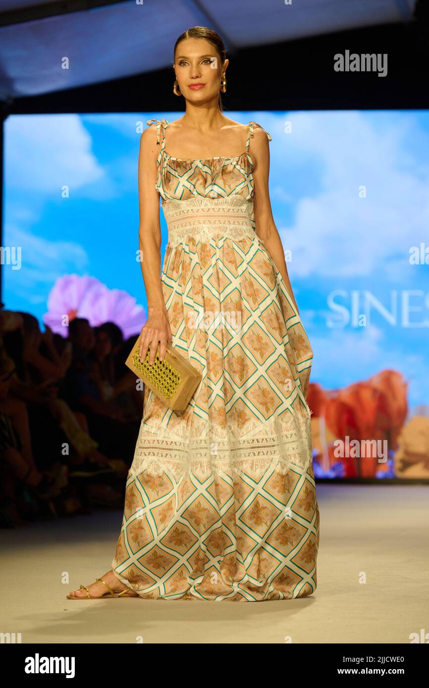 MIAMI BEACH, FLORIDA - JULY 2022. Photo from Miami Swim Week 2022 Stock ...