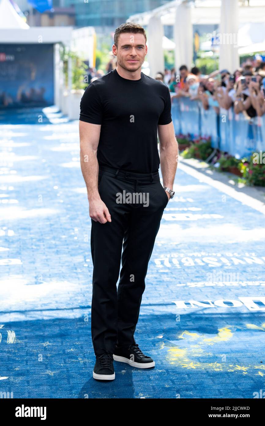 Giffoni Valle Piana, Salerno, Italy. 25th July, 2022. Richard Madden ...