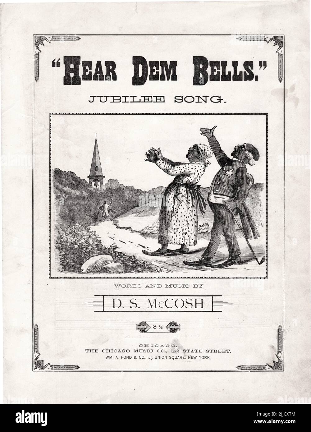 Hear Dem Bells, (Jubilee Song), 1880 Sheet Music Stock Photo - Alamy Hear Dem Bells, (Jubilee Song), 1880 Sheet Music Stock Photo - Alamy