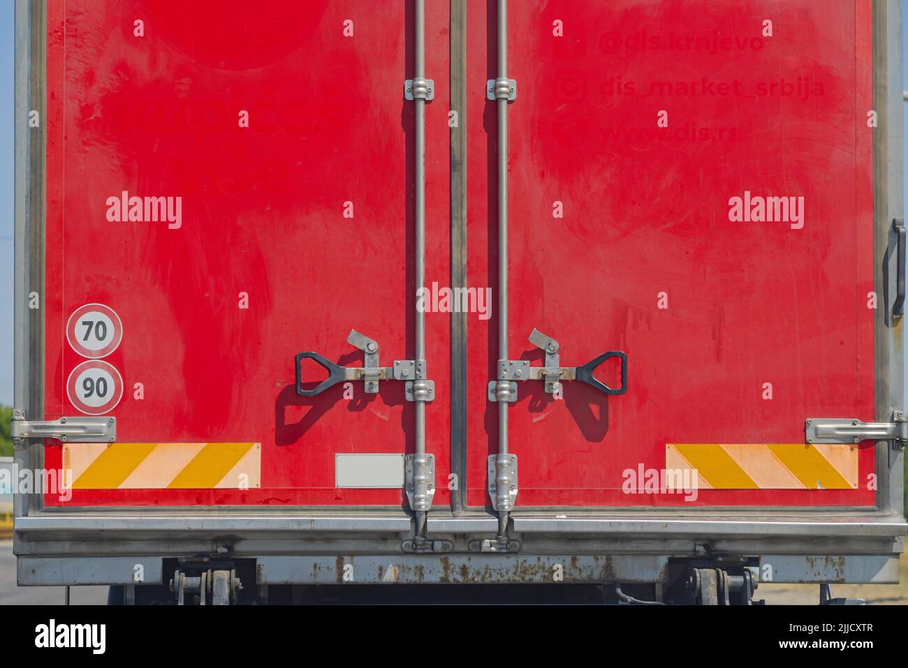 Trailer doors hi-res stock photography and images - Alamy