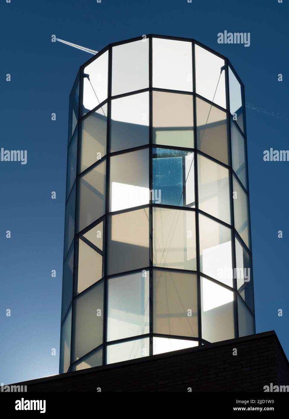 The strange tower is part of the new Westgate in Oxford, England ...