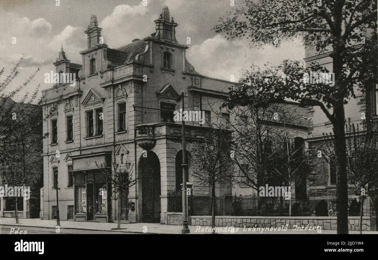 Reformed subsidiary institute. Picture postcard from the 1920s ...