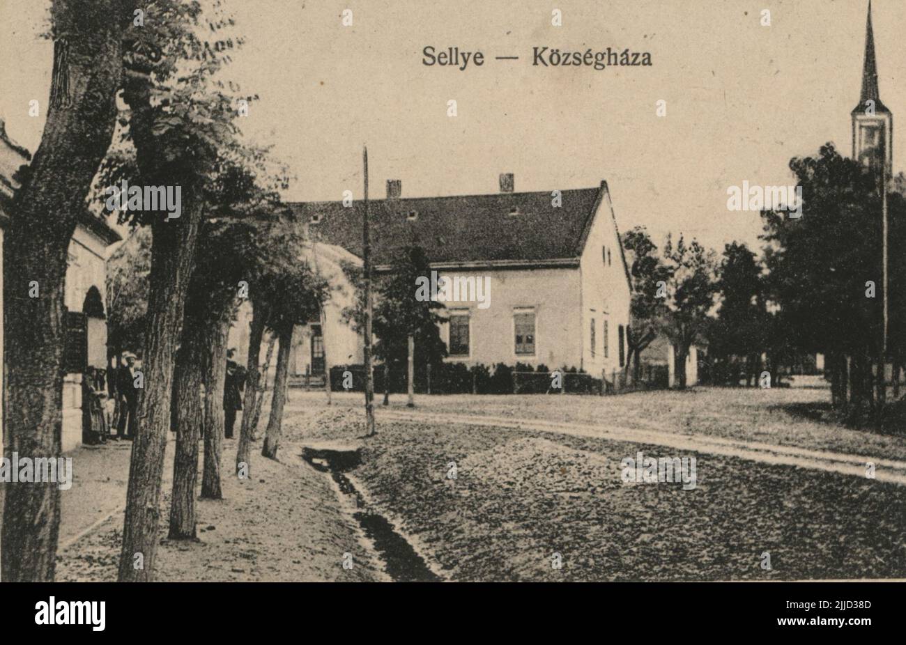 Sellye - the village house. Town Hall of Sellye in the 1910s. The Local ...