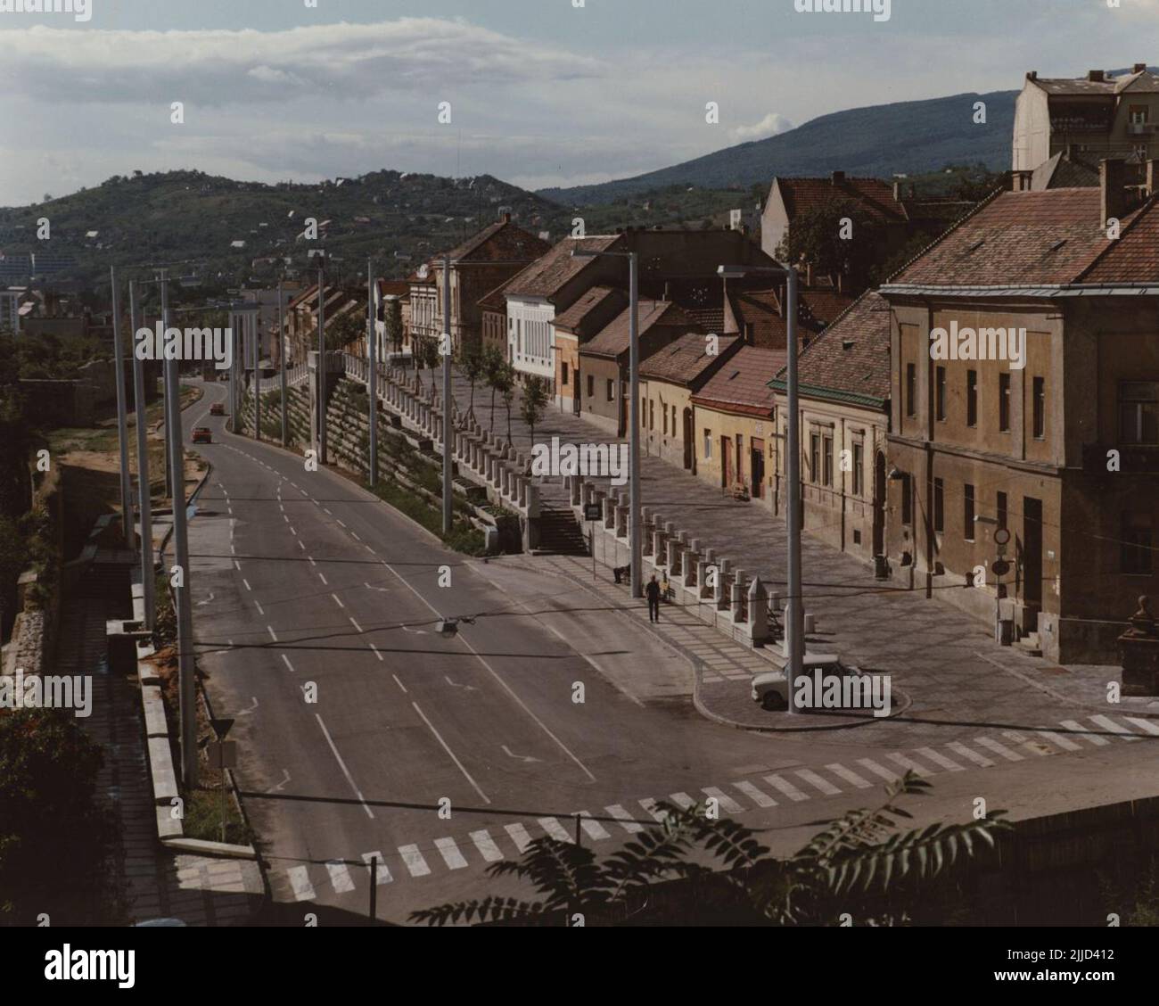 Aradi Martyrs' Way. The Aradi vértanúk promenade was formed parallel ...
