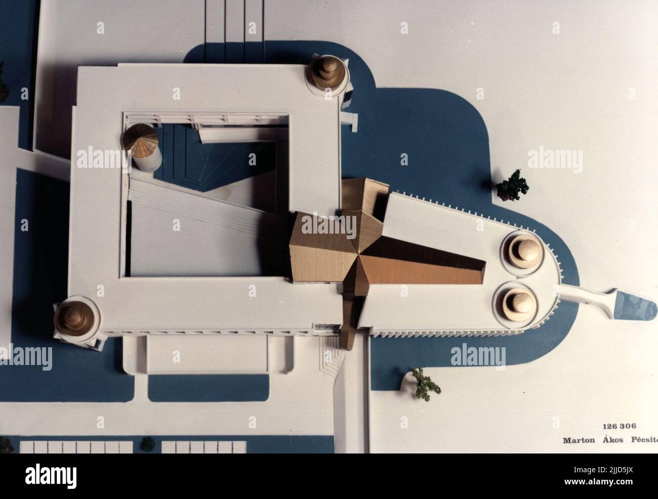 Model of the Pécs Military College. Photos of Military Student Hostel ...