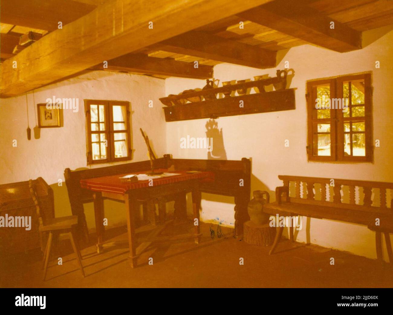 Sellyei Ormánság. The so-called ’footed-house’ is the sole folk house ...