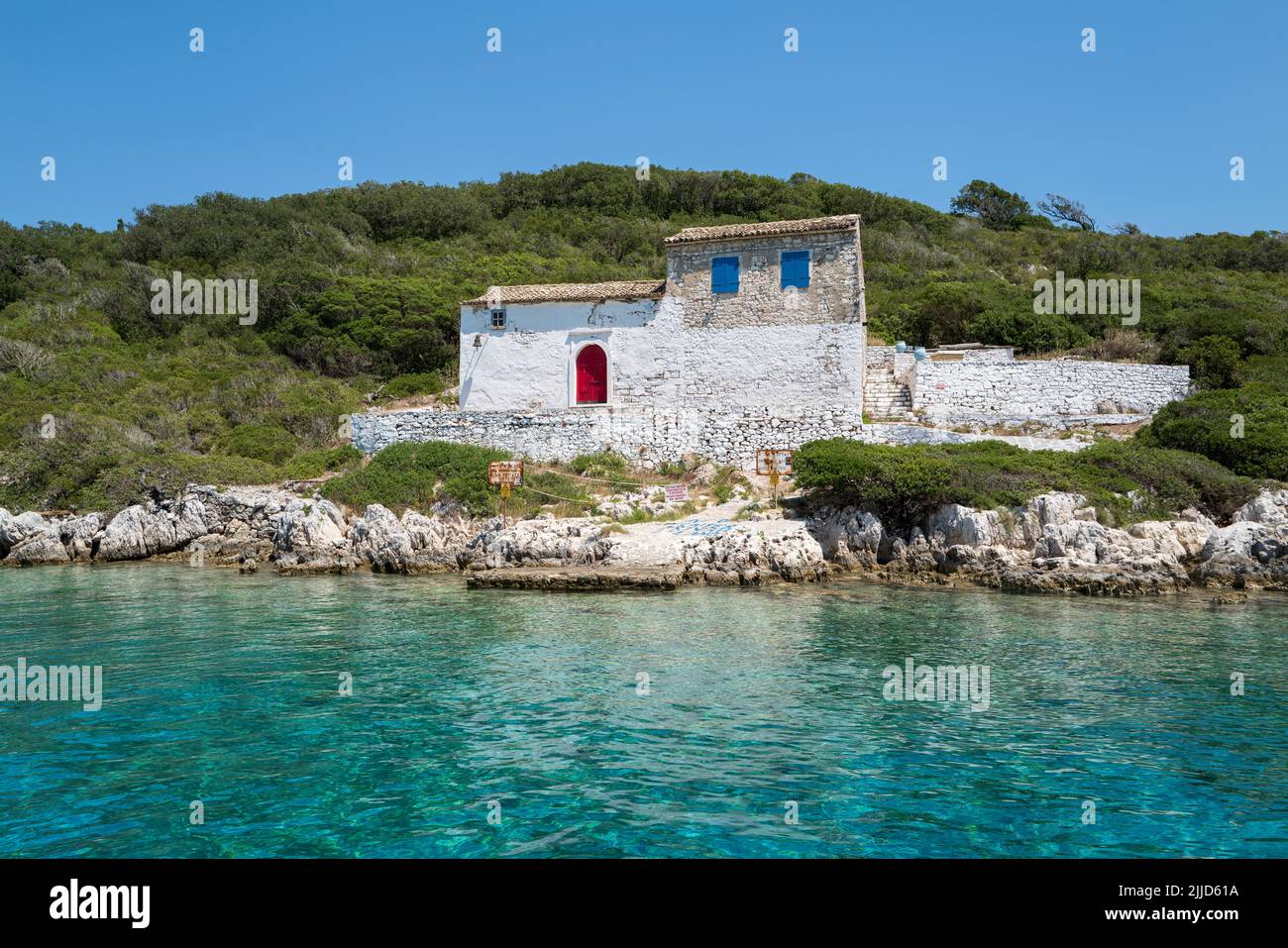 Paxos Island Greece Stock Photo - Alamy
