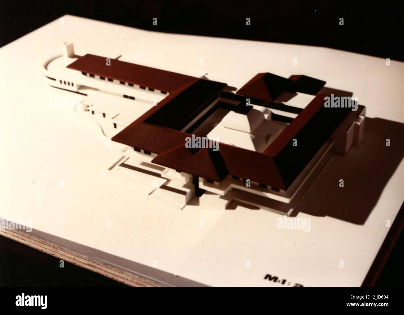 Pécs-Siklós District Model Photos. In the colour photos: model of day ...