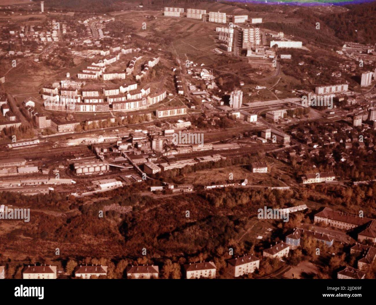 Komló air photos. Photos of the downtown of Komló. Pictures were taken ...