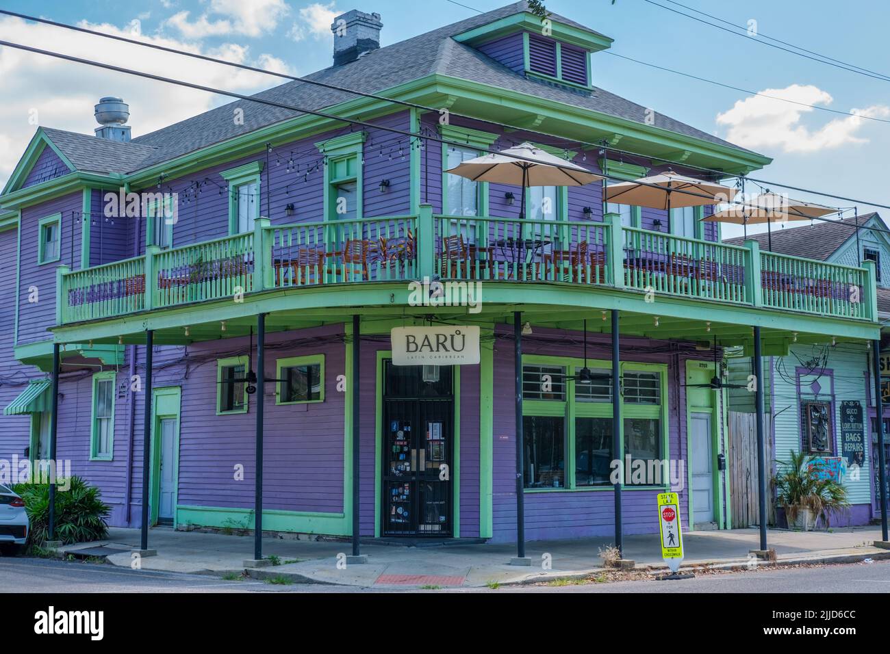 NEW ORLEANS, LA, USA - JUNE 22, 2022: Full view of colorful Baru ...