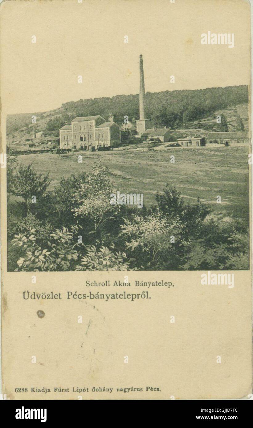 Schroll mine mining colony. The view of Schroll mine. The Local History ...