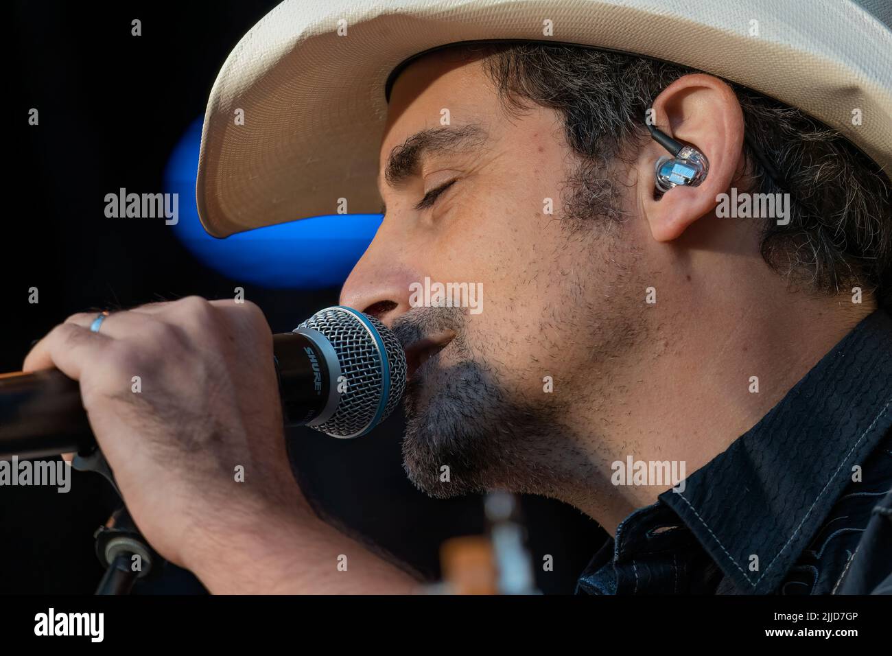 Bergen, Norway. 22nd, July 2022. The American country singer and ...