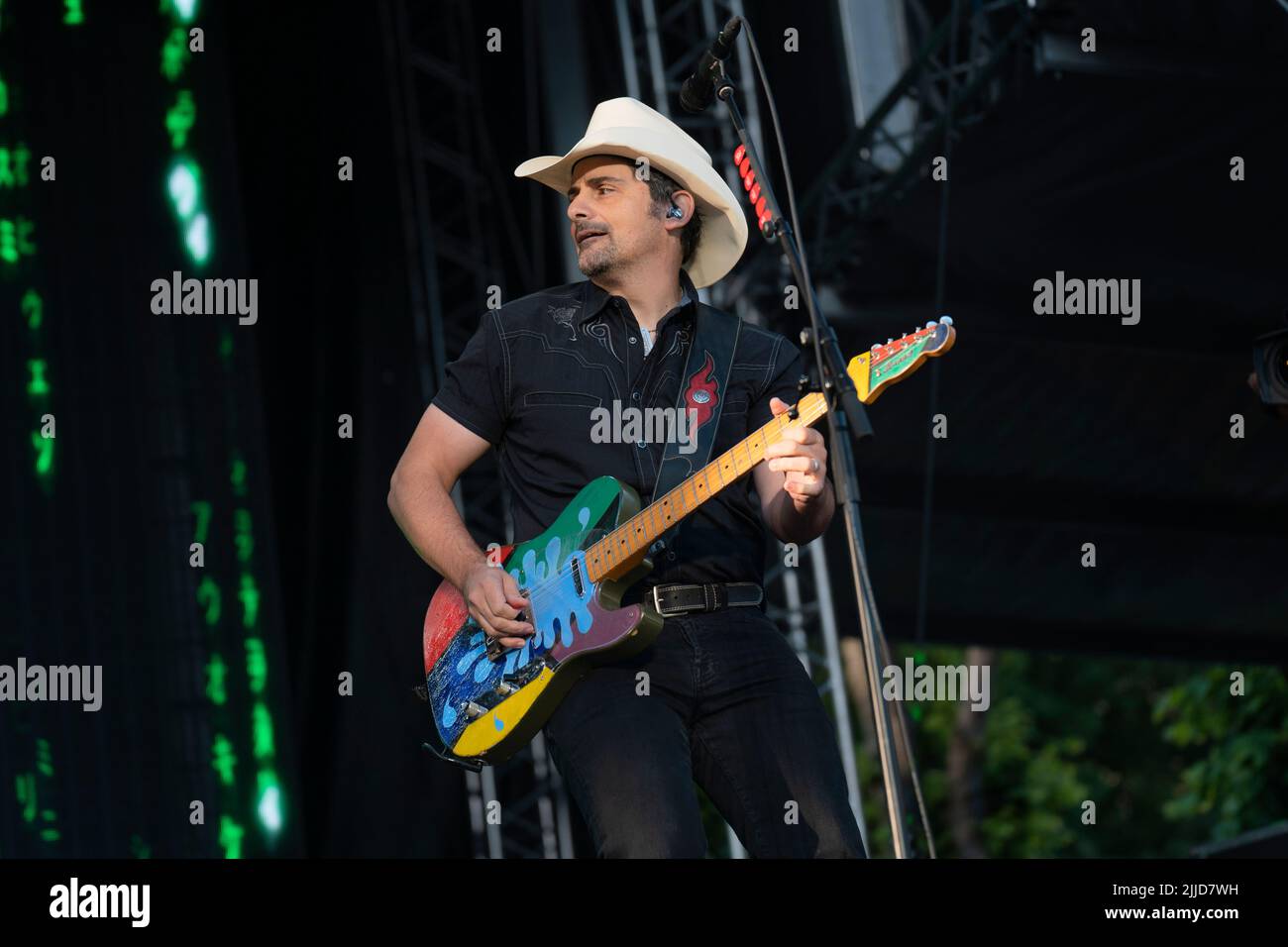 Bergen, Norway. 22nd, July 2022. The American country singer and ...