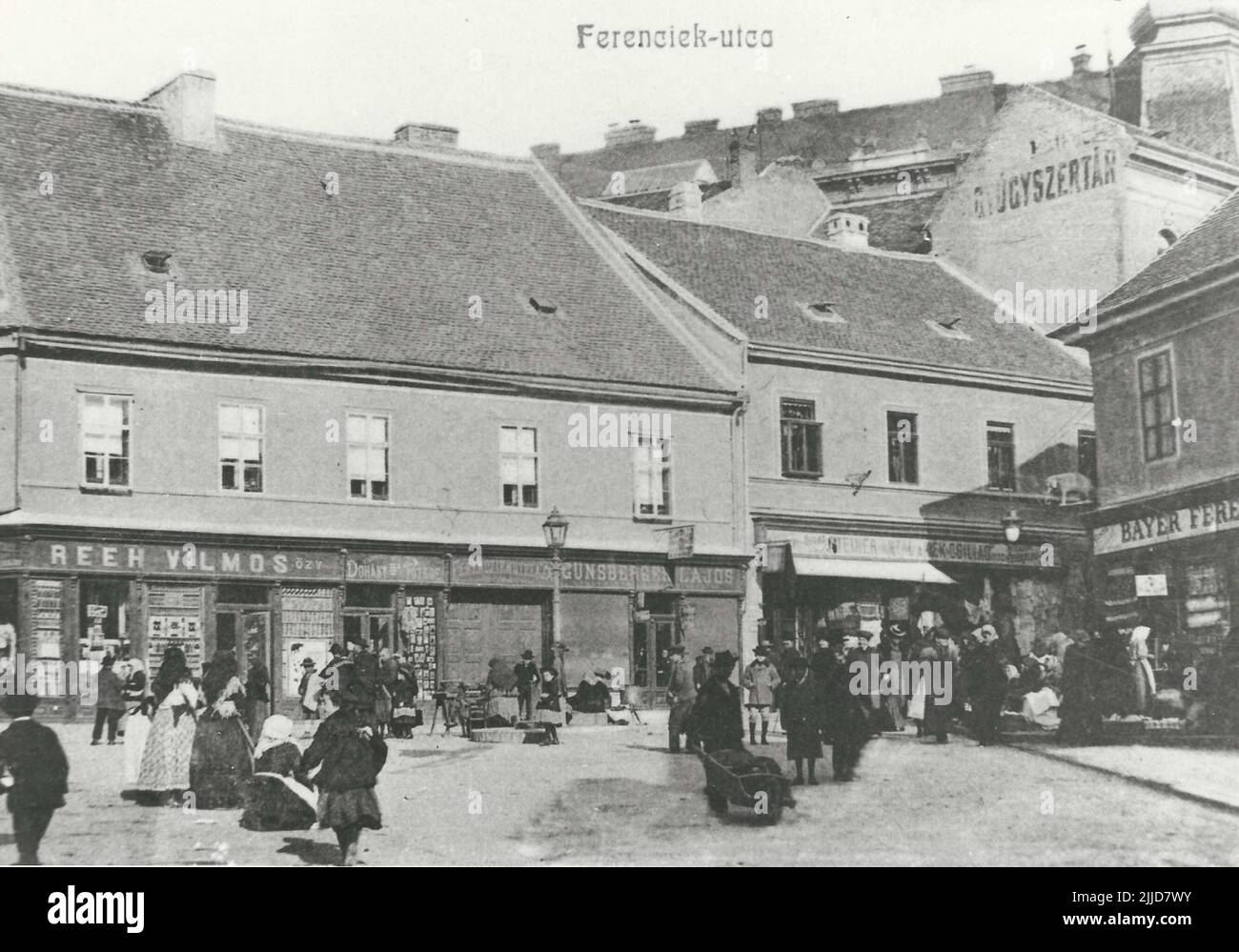 Small market on Jókai tér. The former small market on Jókai Square ...