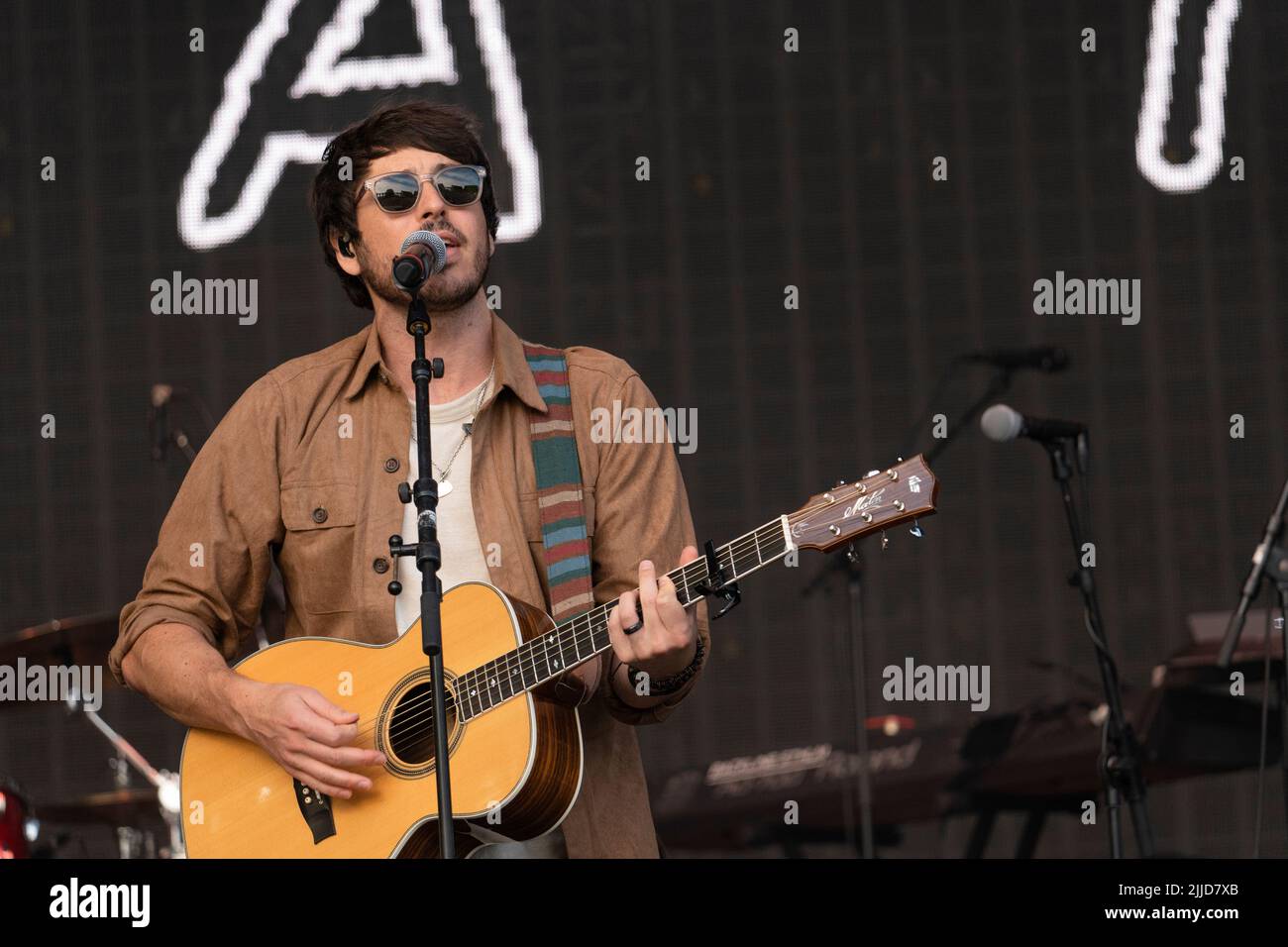 Bergen, Norway. 22nd, July 2022. The Australian country singer and ...