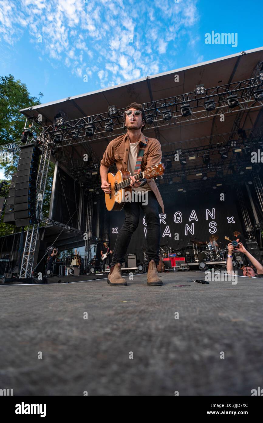 Bergen, Norway. 22nd, July 2022. The Australian country singer and ...
