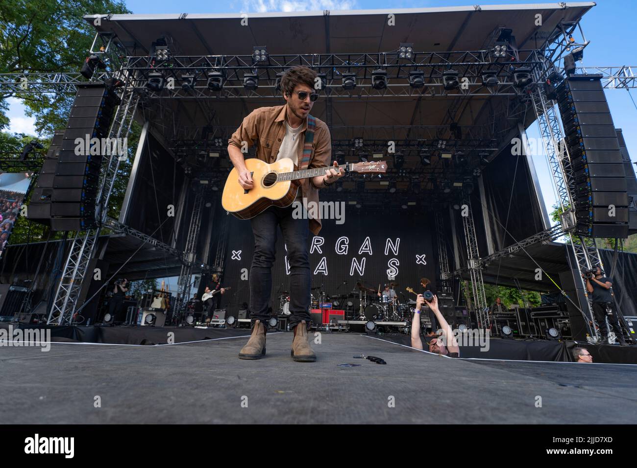 Bergen, Norway. 22nd, July 2022. The Australian country singer and ...