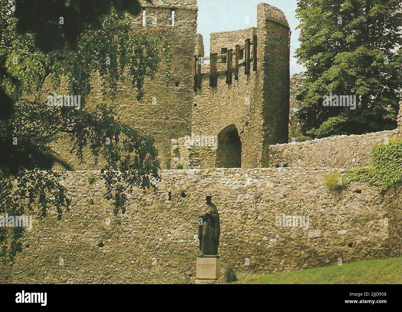 Janus Pannonius statue in Barbakan Garden. Janus Pannonius statue in ...