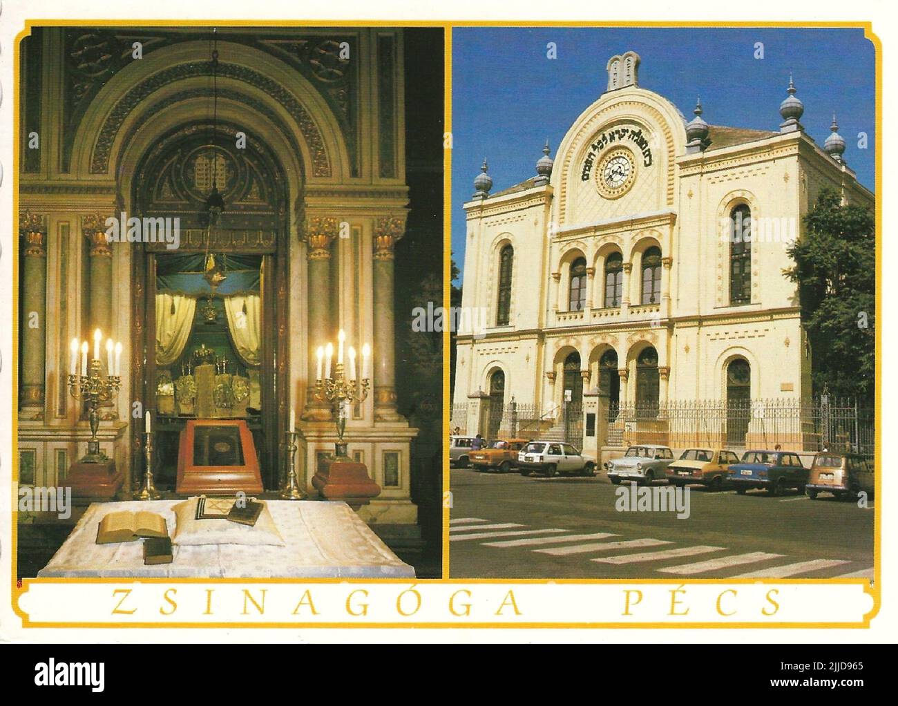 Pécs Synagogue in 1987. Synagogue of Pécs. The Local History Collection ...