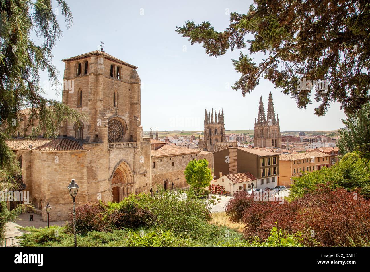 The Roman Catholic church of Iglesia de San Esteban in the Spanish city ...