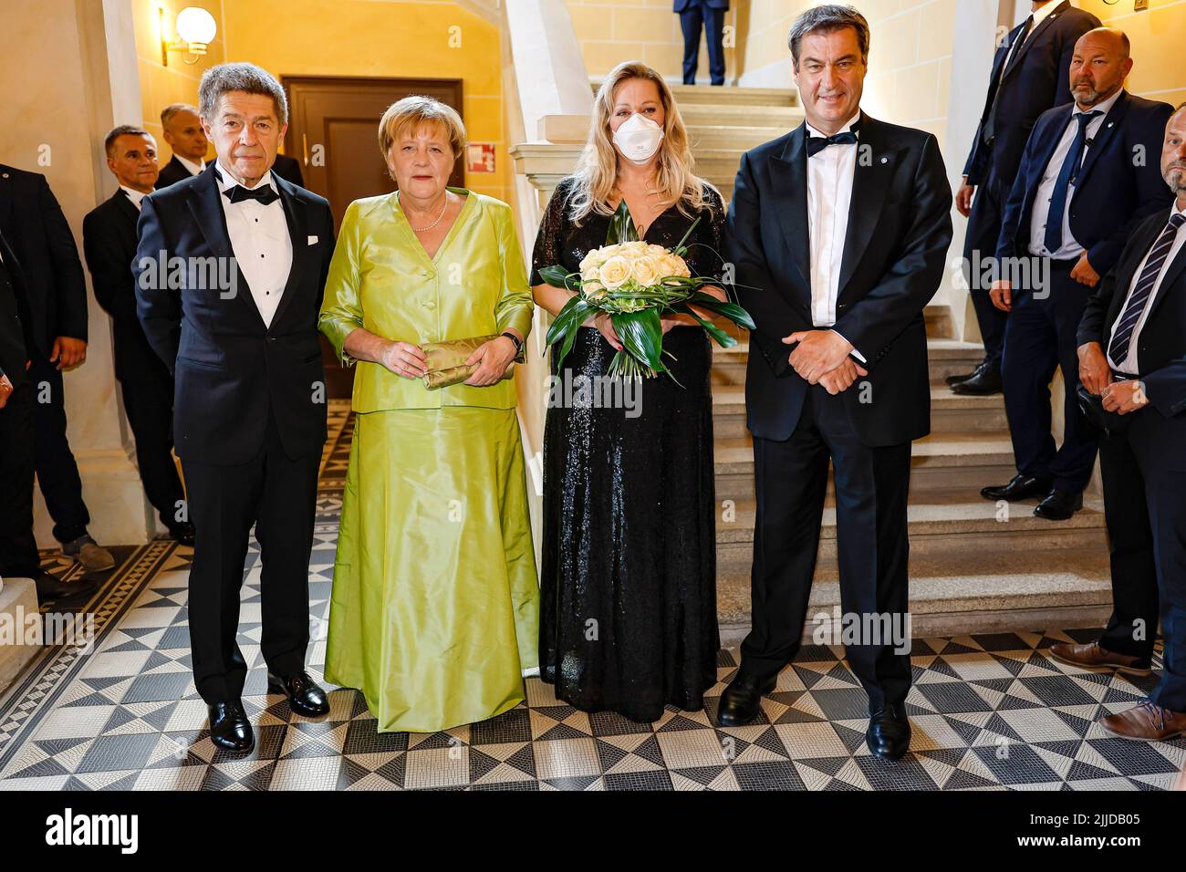 Bayreuth, Germany. 25th July, 2022. Former German Chancellor Angela ...