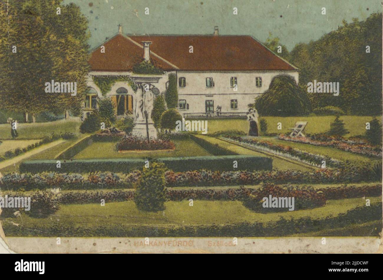 Harkány Bath. Picture postcard from Harkány, from the 1900s. The Local ...