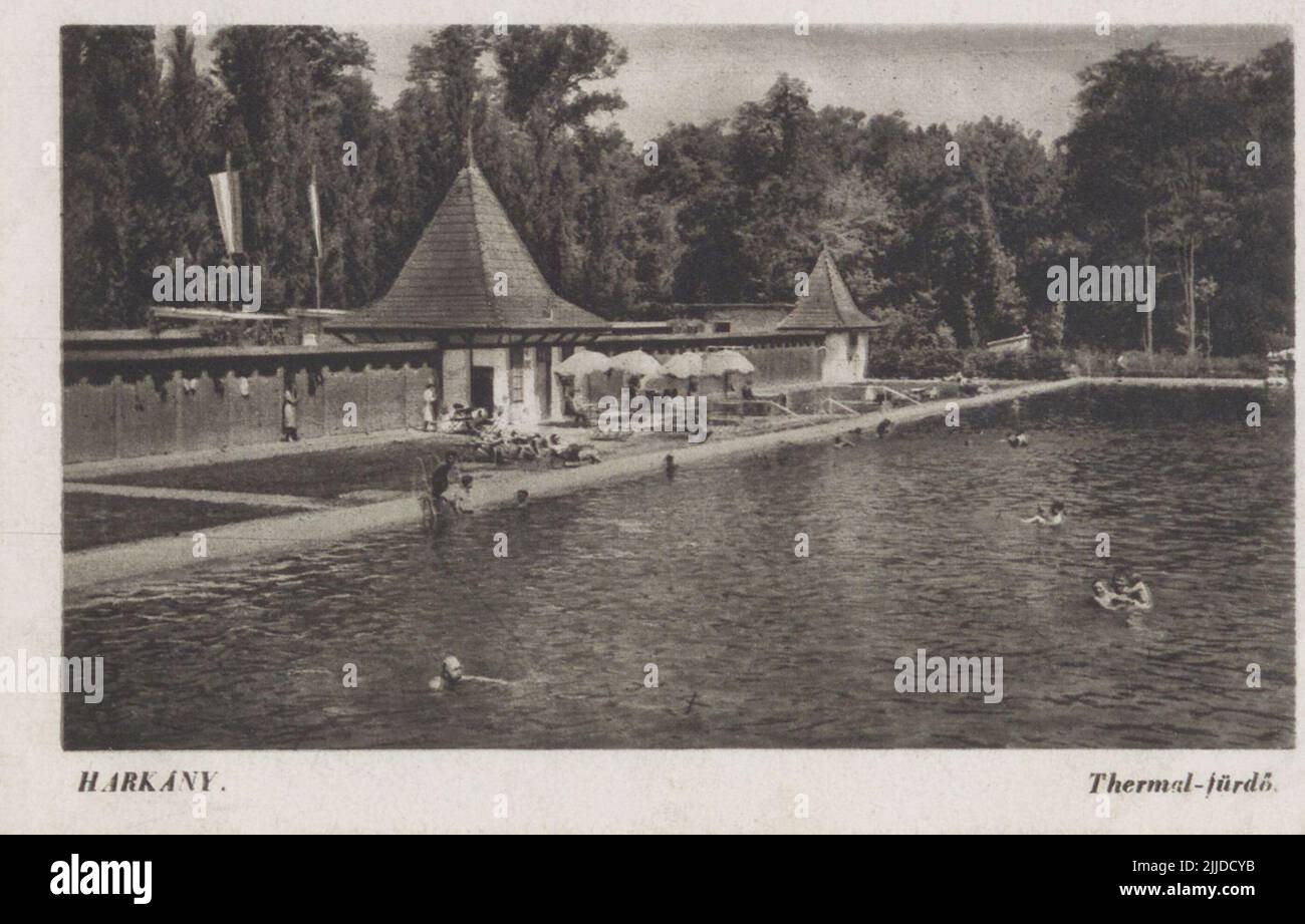 Harkány. Picture postcards of the thermal spa of Harkány. The Local ...