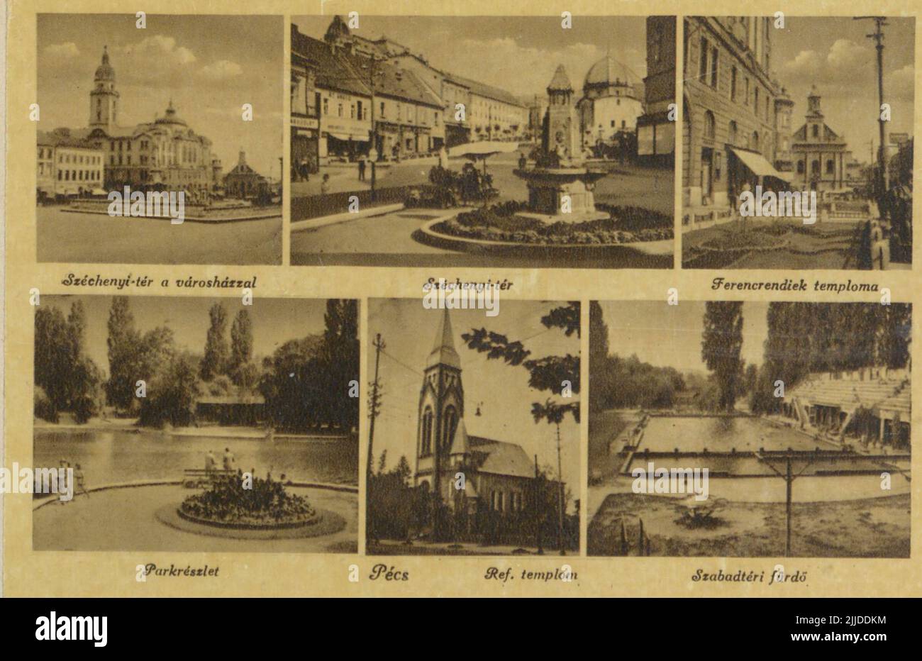 Pécs views. Postcards with the spectacles of Pécs. The Local History ...