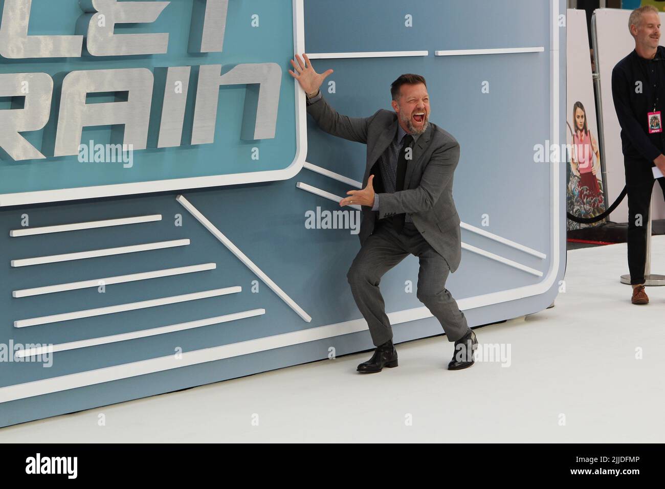 London, UK. David Leitch at the Bullet Train Premiere. Leicester Square ...