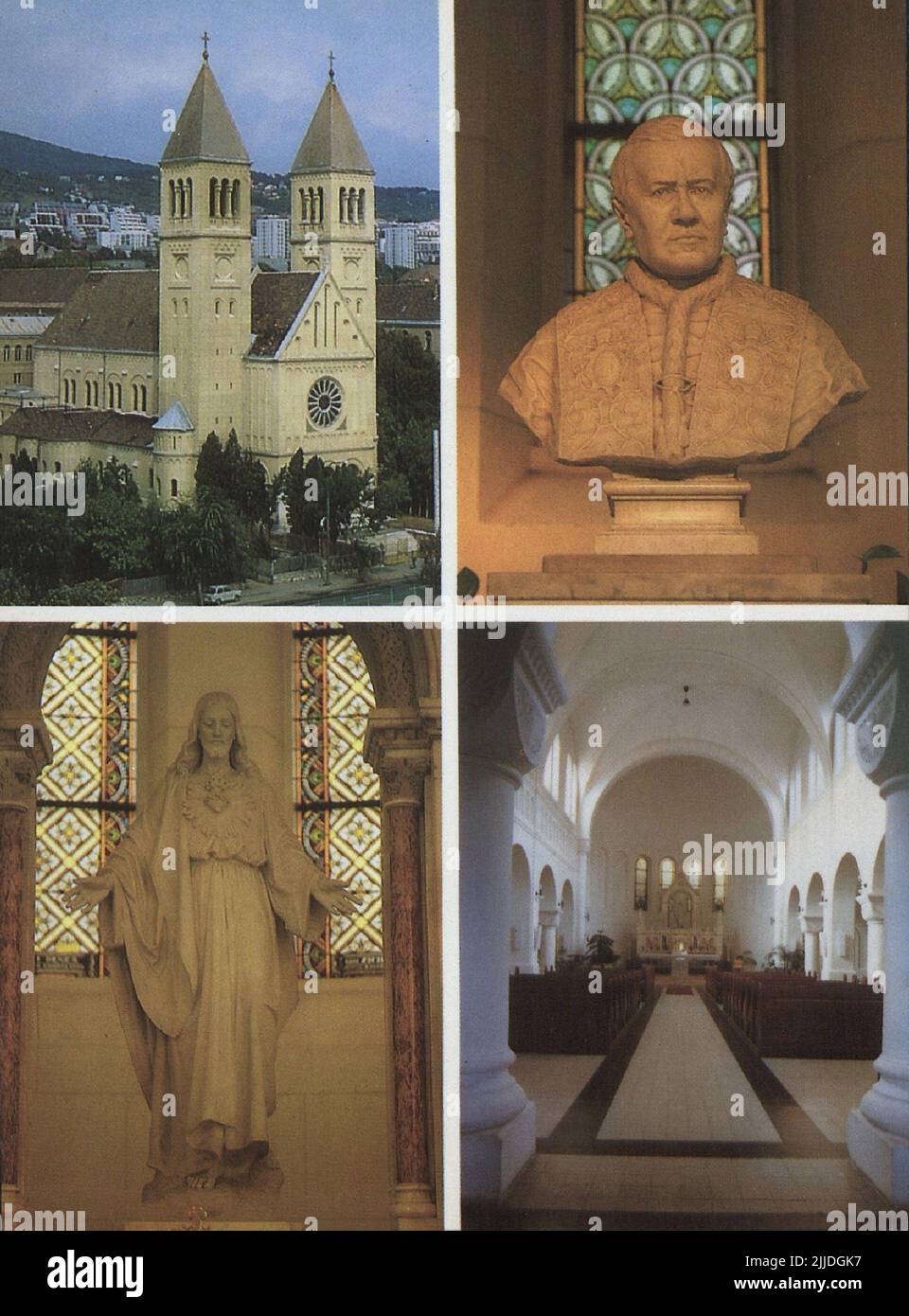 Pécs The Heart of Jesus (Pius) Church. Pius Church in Pécs Stock Photo ...