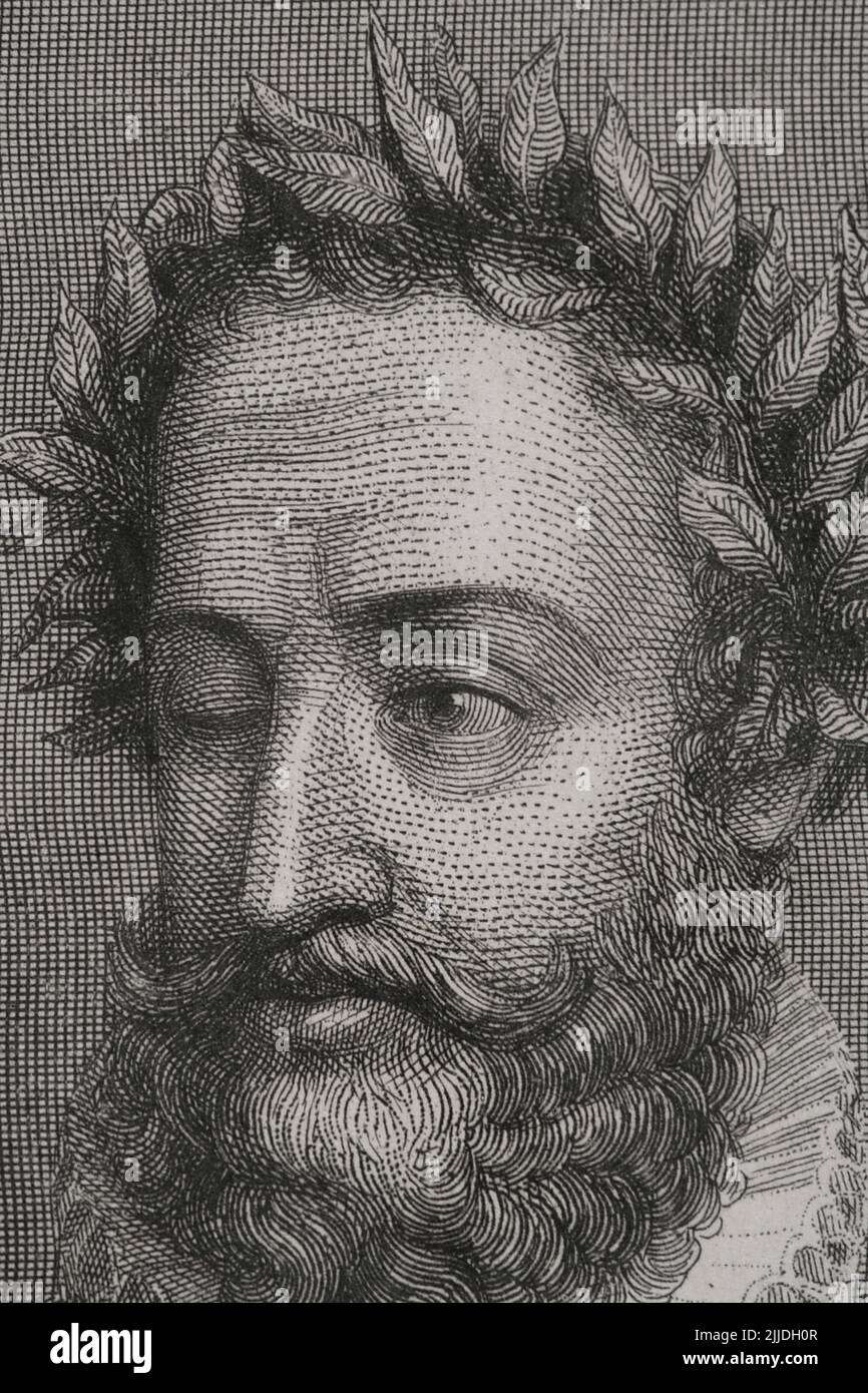 Luis Vaz de Camoes (1524-1580). Portuguese writer and poet. Author of ...