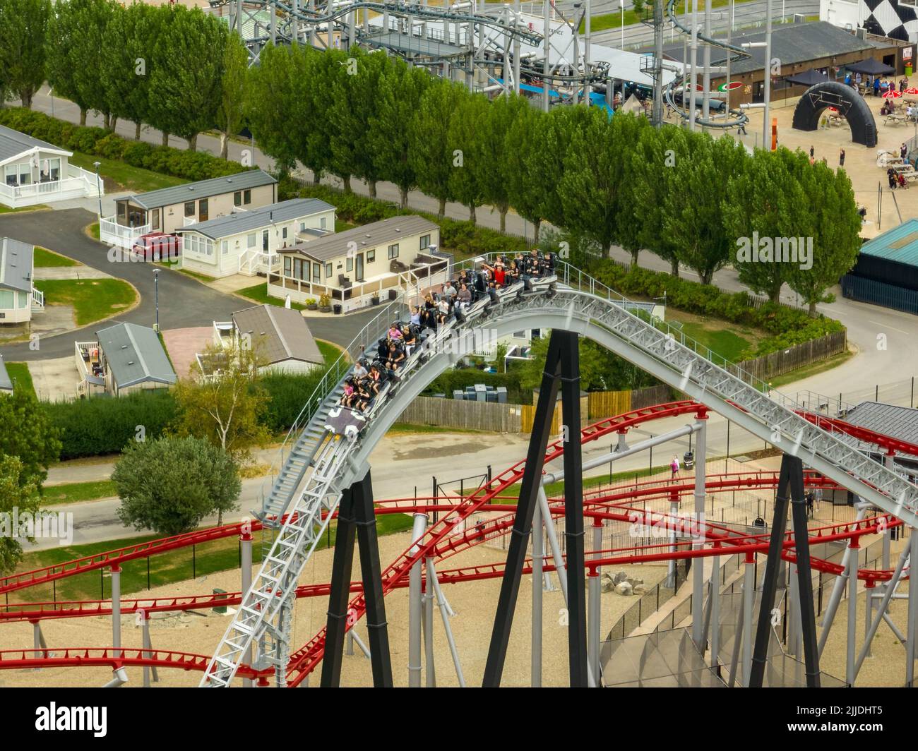 A Unique View from the Air of Sik the brand new 10 Looping Roller ...