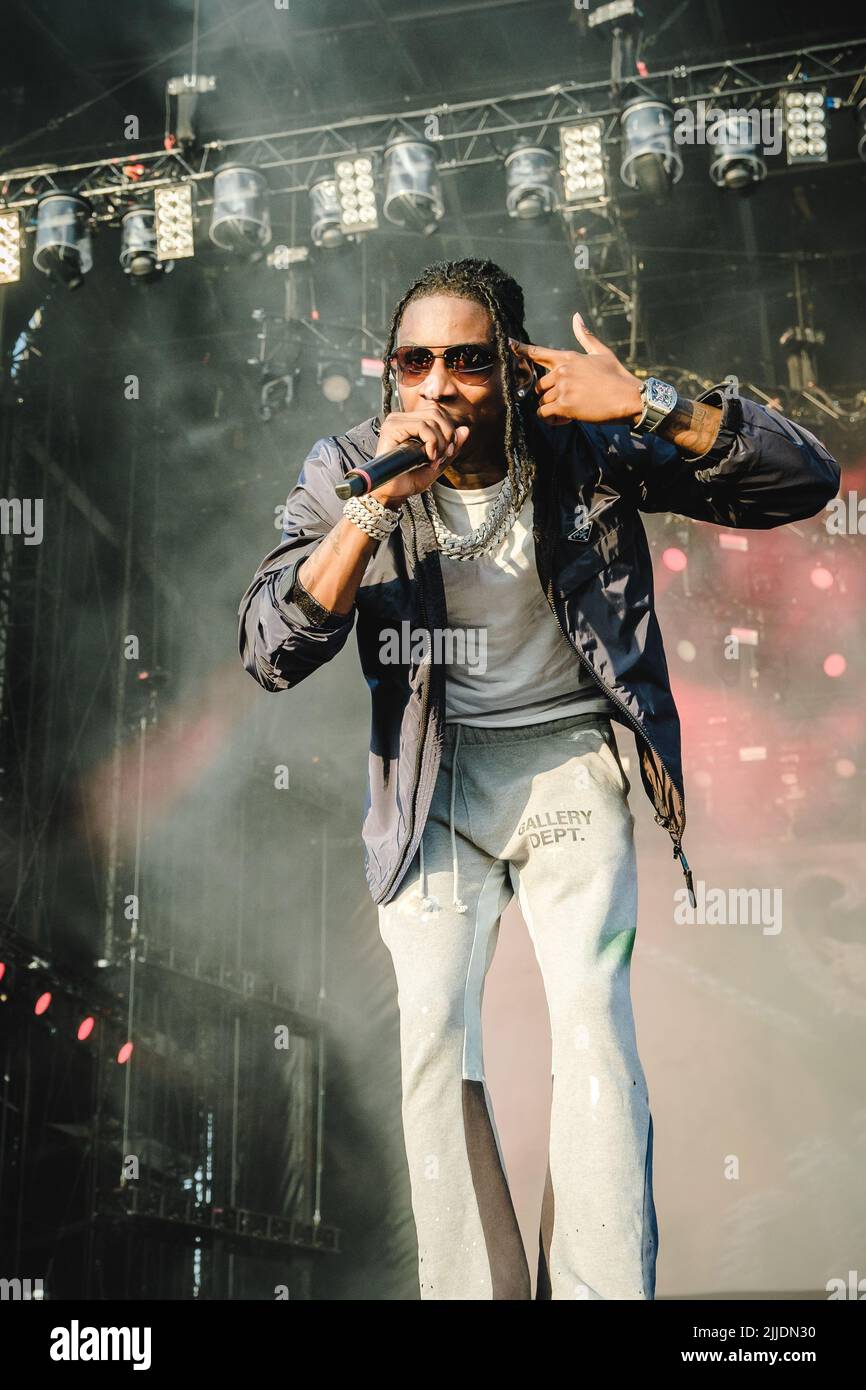 Stockholm, Sweden. 01st, July 2022. The American rapper and lyricist ...