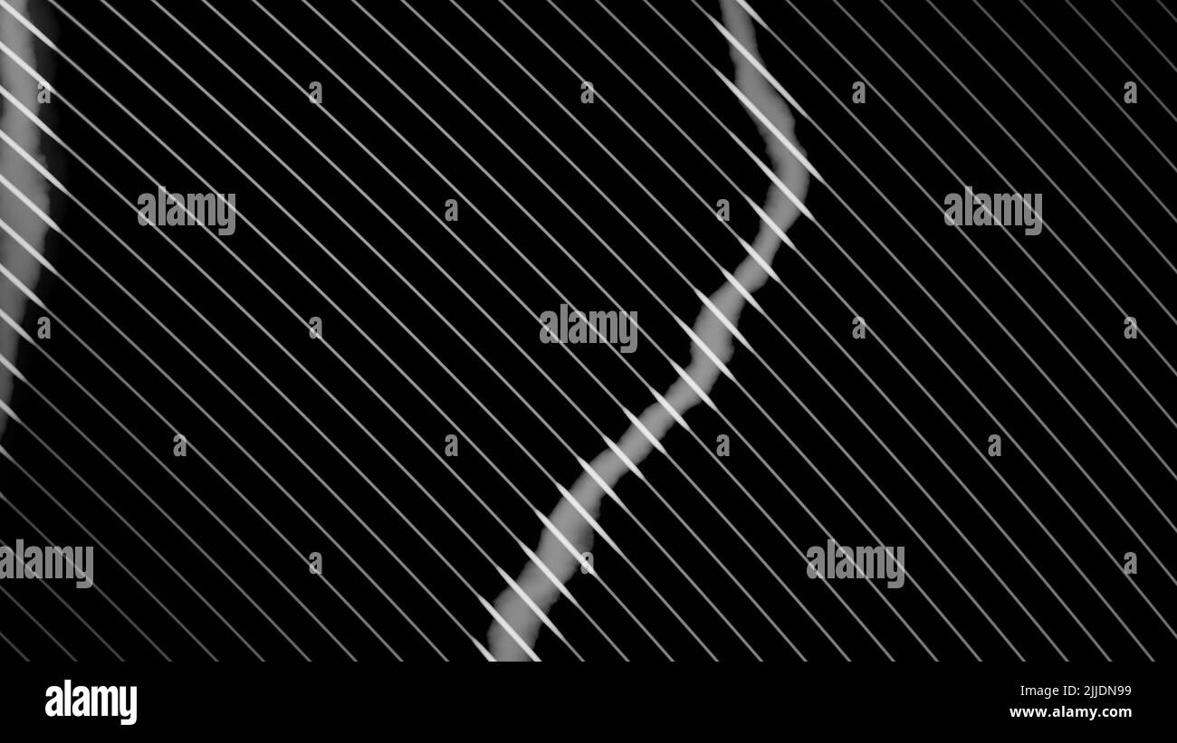 3D rendering. Presentation template with white diagonal thin lines ...