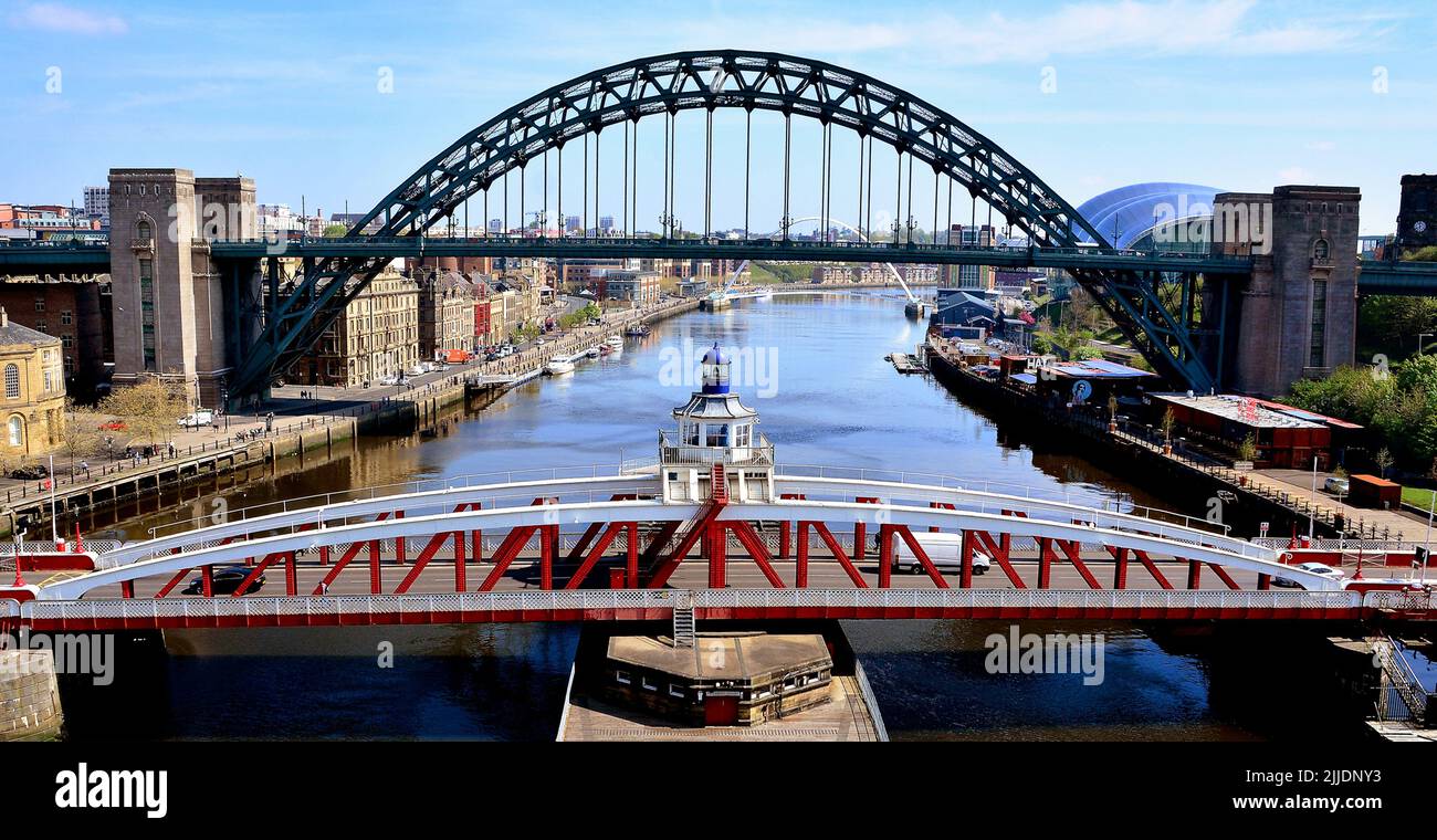 Bridges over the River Tyne in Newcastle, Uk 2022 Stock Photo - Alamy