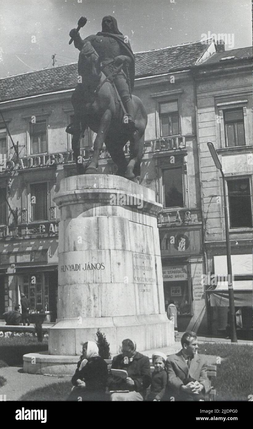 Statue of John Hunyadi. Statue of János Hunyadi in Pécs. The Local ...