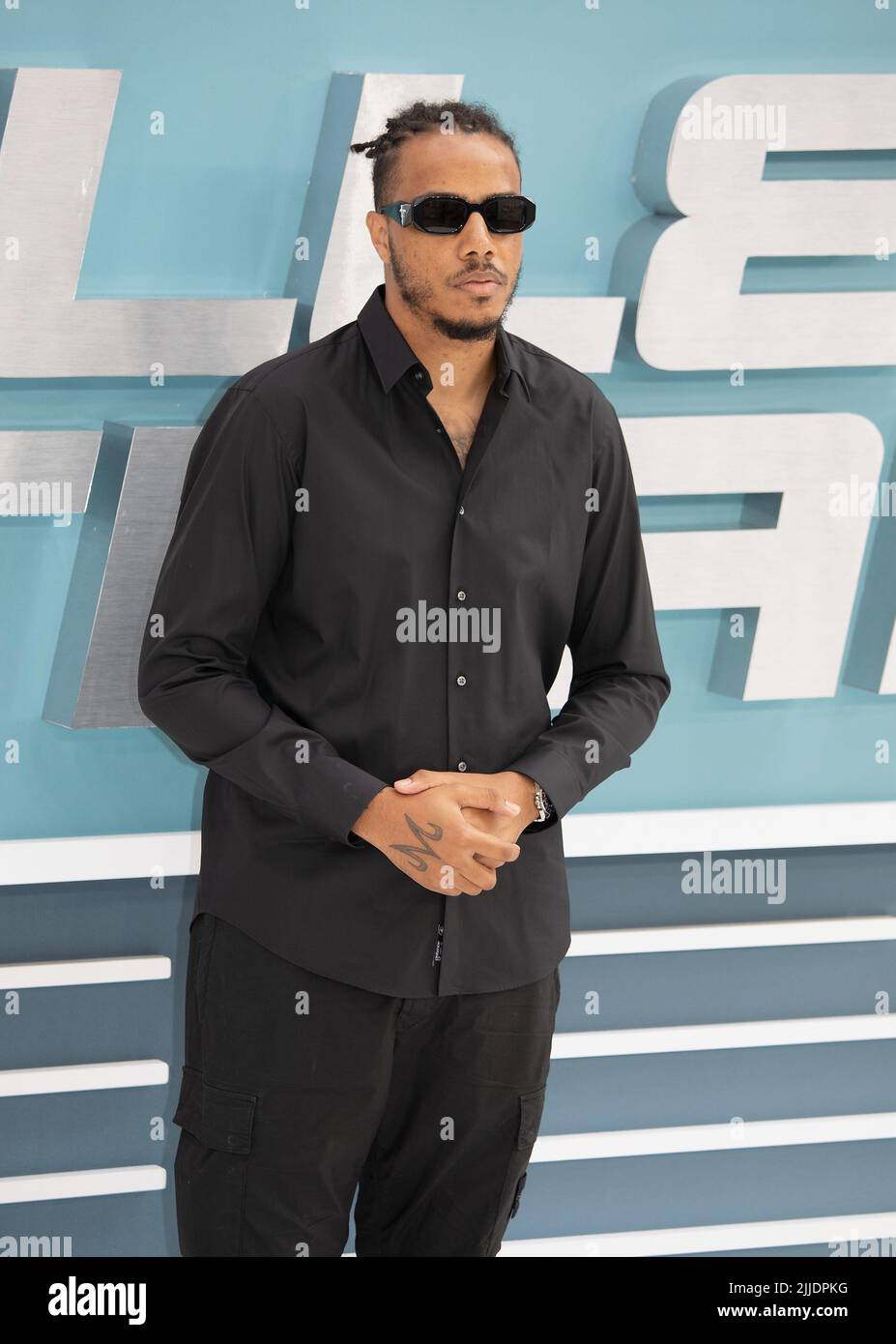 London, UK. AJ Tracy at the Bullet Train Premiere. Leicester Square ...