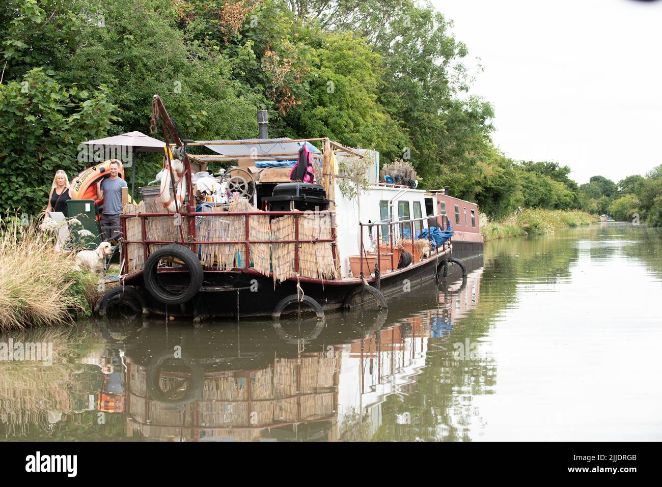 United Kingdom Canal network from the Grand Union Canal Stock Photo - Alamy
