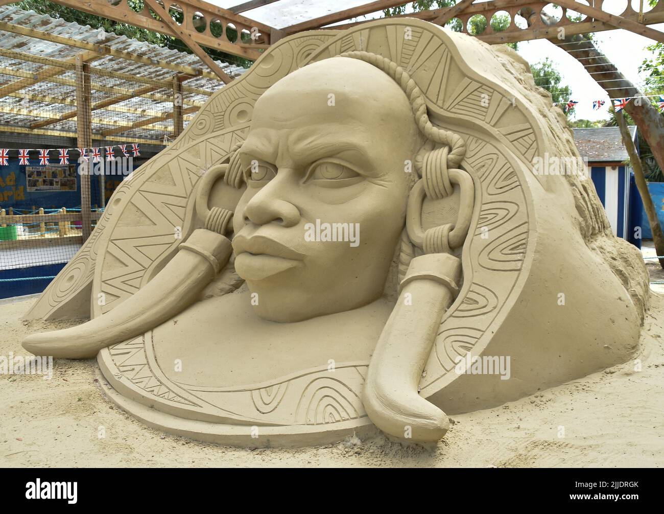 Photo Of The Sand Sculptures At Sandworld In Lodmoor Country Park ...