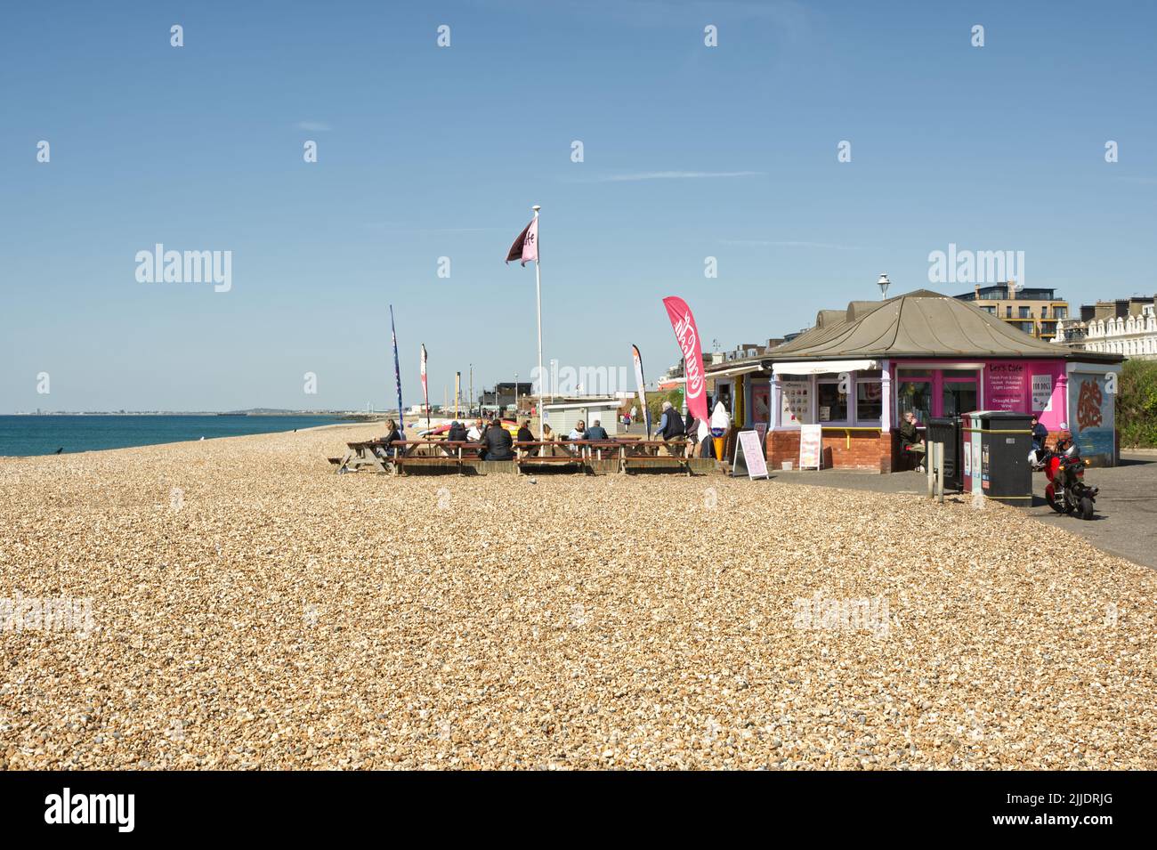 Hove beach cafe hi-res stock photography and images - Alamy
