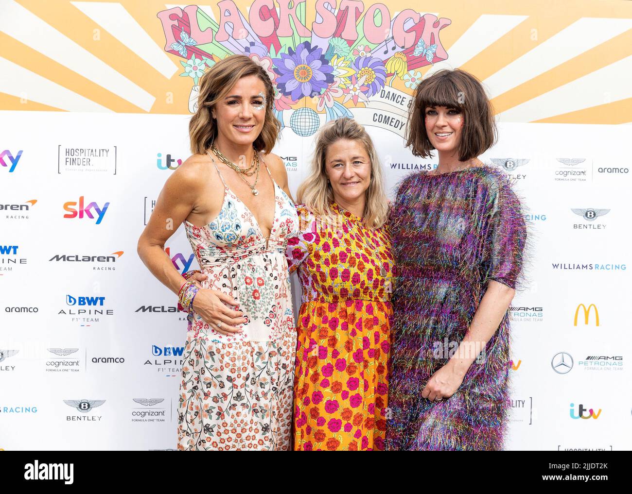(left to right) Natalie Pinkham, Jody Flack and Dawn O’Porter attend ...