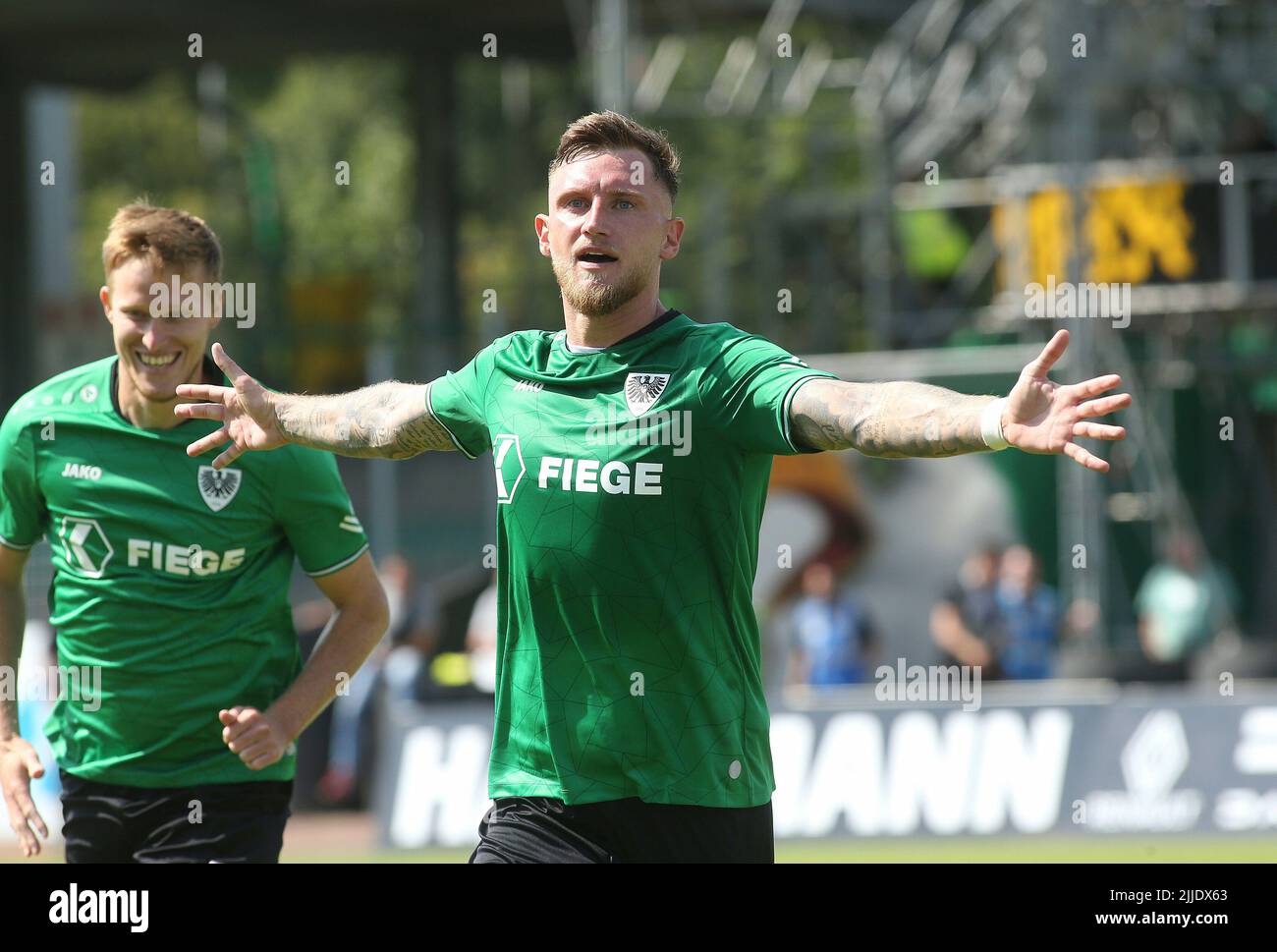 Muenster, Deutschland. 23rd July, 2022. firo: 23.07.2022, football ...
